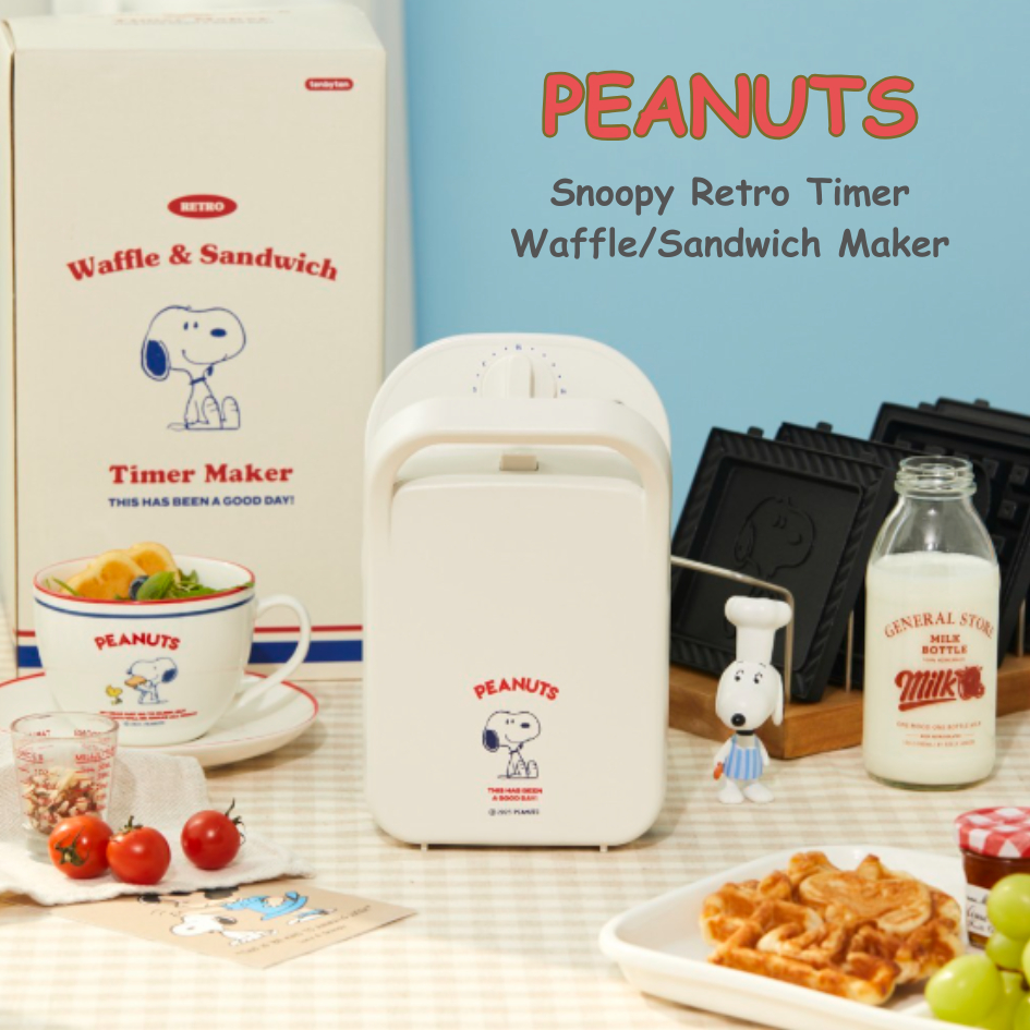 [READYTOSHIP] Peanuts Snoopy Retro Timer เครื่องทําวาฟเฟิลและแซนวิช ...