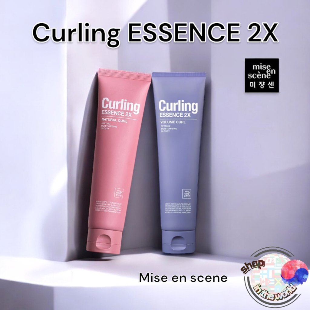 Mise En Scene Curling Essence 2X 150ml 1ea (Natural Curl, Volume Curl) | Shopee Thailand