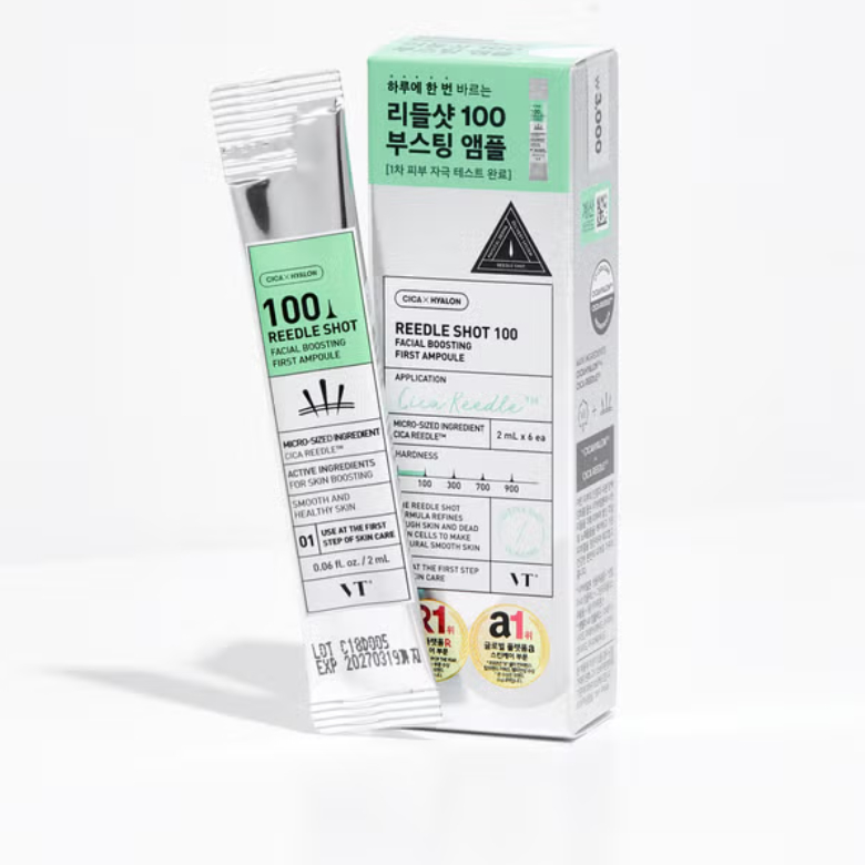 VT Riddle Shot 100 Facial Boosting First Ampoule ชุด 6 ชิ้น | ชิ้นละ 2 ...