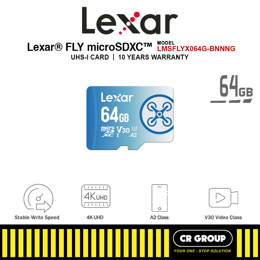 Lexar FLY microSDXC UHS-I Card 64/128/256GB (รับประกัน 10 ปี) | Shopee ...