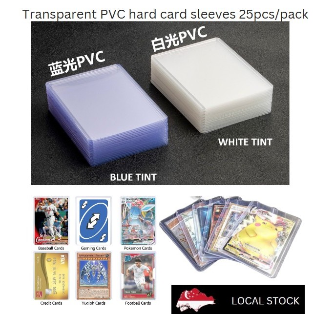 ปลอกการ์ดแข็ง PVC Toploader OEM 3X4 35PT พร้อมฟิล์มกันรอยแบบใสลอกออกได้ ...