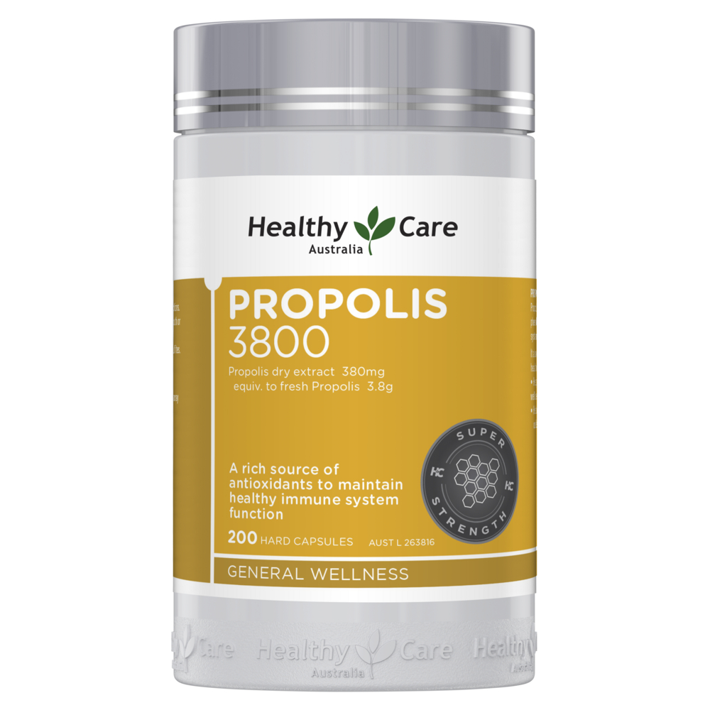 Healthy Care High Strength Propolis 3800mg Capsules, 200 แคปซูล, 1 ขวด ...