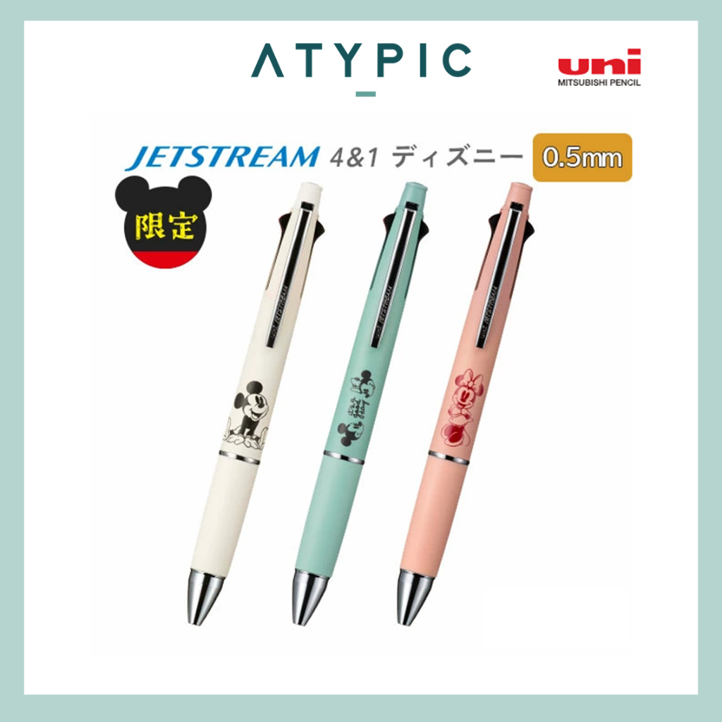 ปากกาลูกลื่น Uni Jetstream 4&1 Disney 4 สี 0.5 มม. + ดินสอกด 0.5 มม. ...
