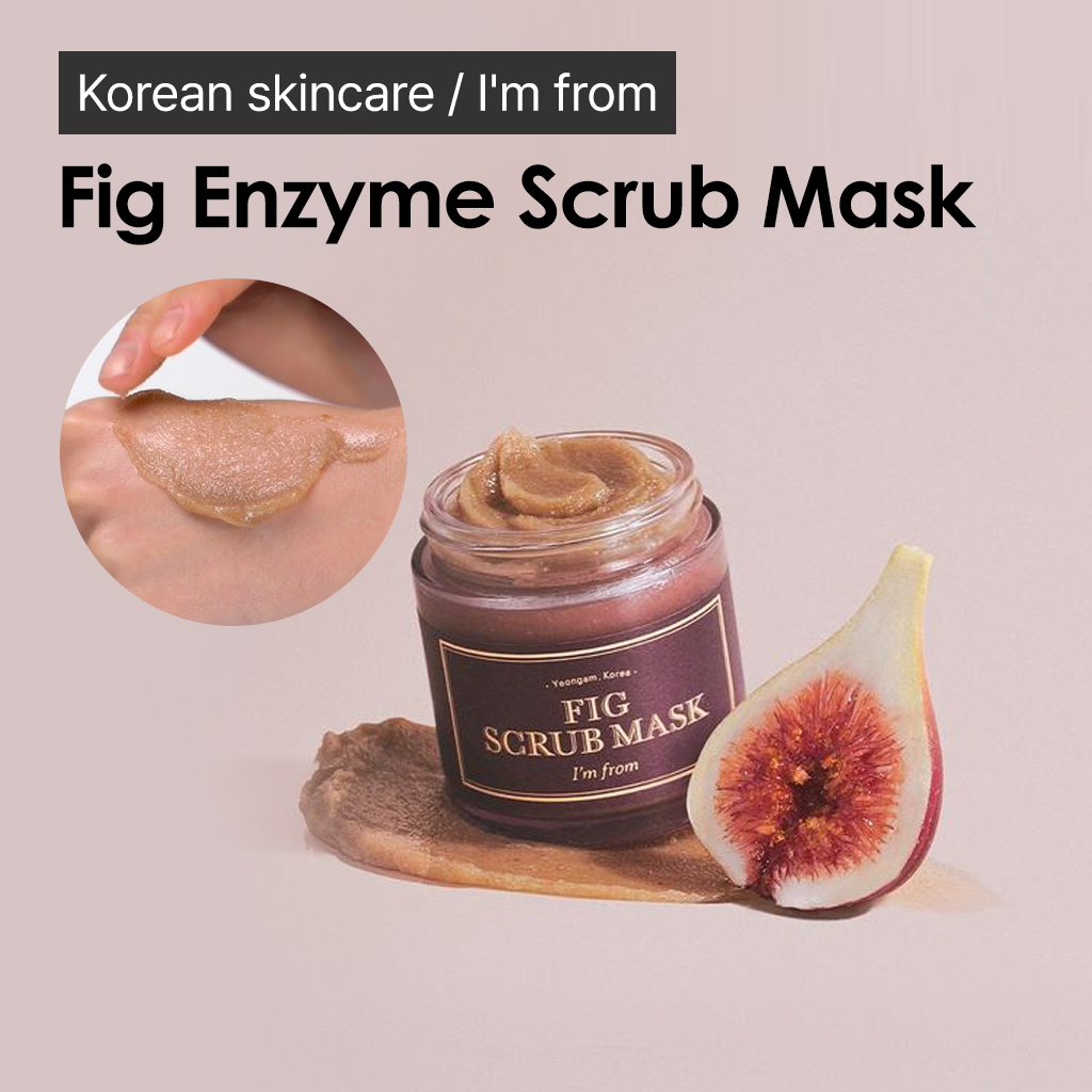 Im From Fig Scrub Mask 120g ขัดผิวอย่างอ่อนโยน & Deep Pore Care สกิน ...