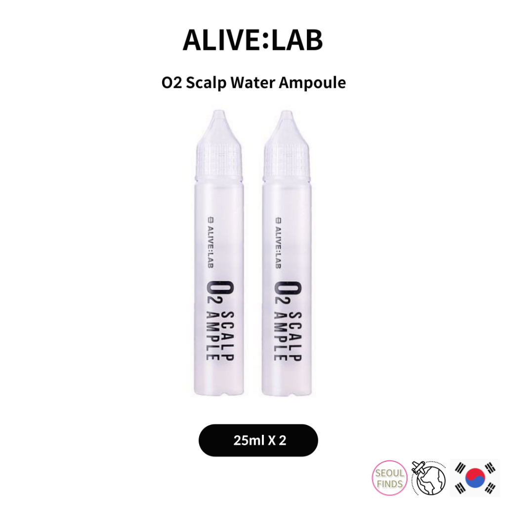 [ALIVE:LAB] O2 Scalp Water Ampoule 25ml x2 | Shopee Thailand