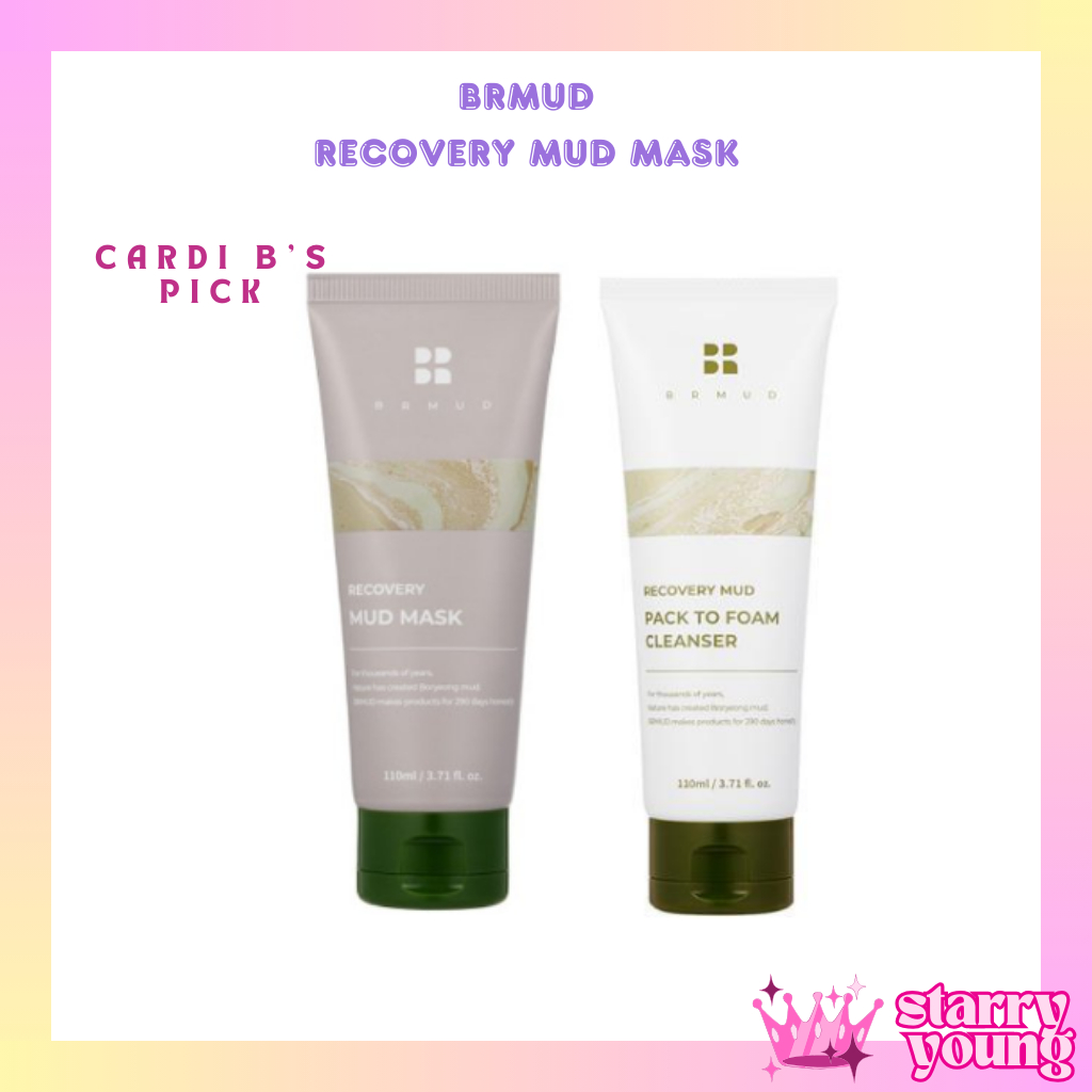 Brmud Recovery Mud Mask /BRMUD Recovery Mud Back To Foam Cleanser มาส์ก ...