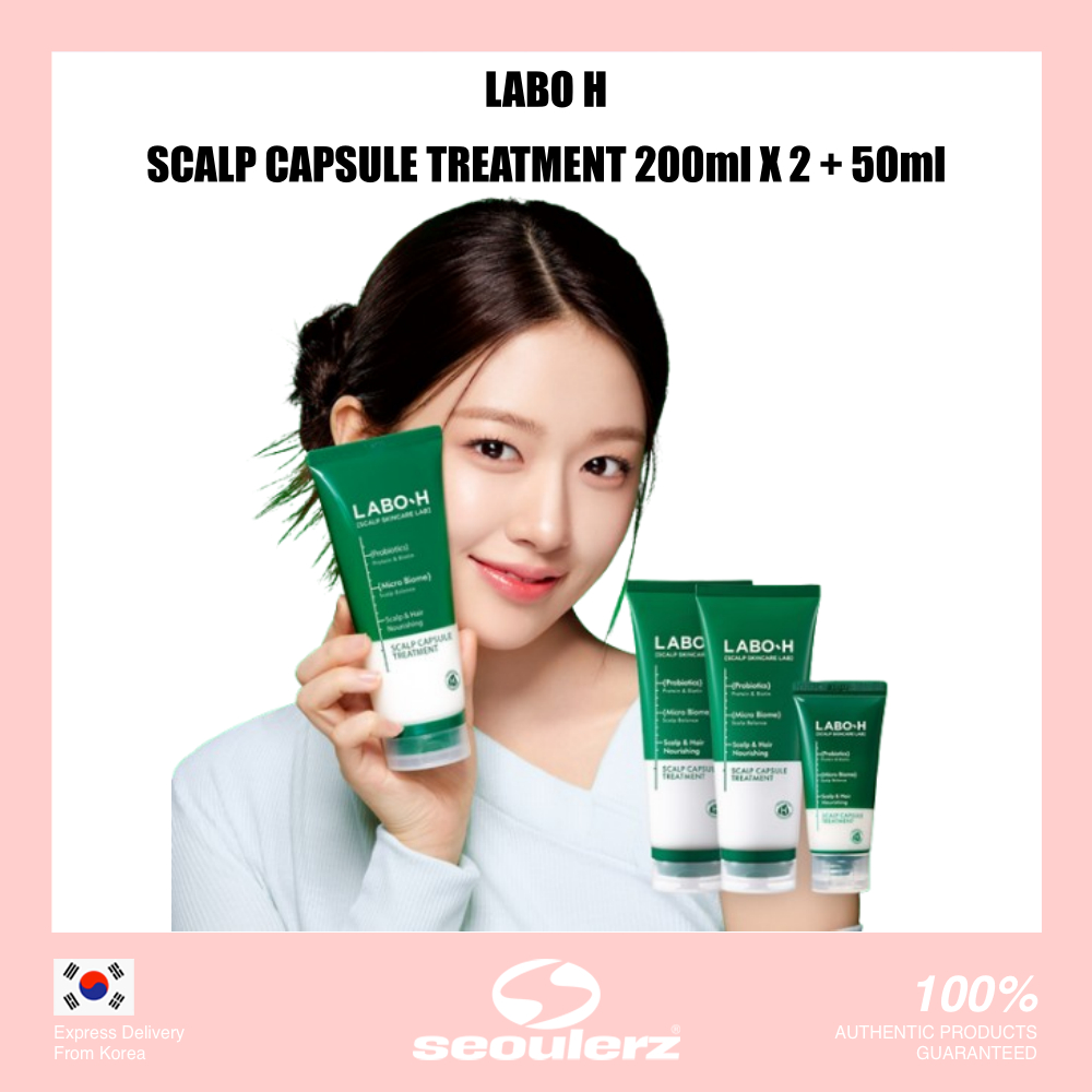 [LABO H] SCALP CAPSULE TREATMENT 200ml X 2 + 50ml | Shopee Thailand