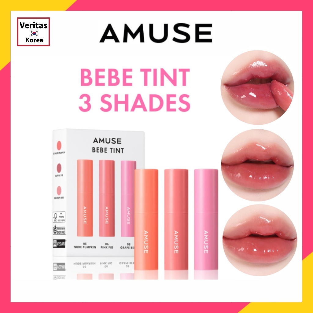 Amuse Berbe TINT Mini set 3 BEST COLORS (1.3gx3ea) | Shopee Thailand