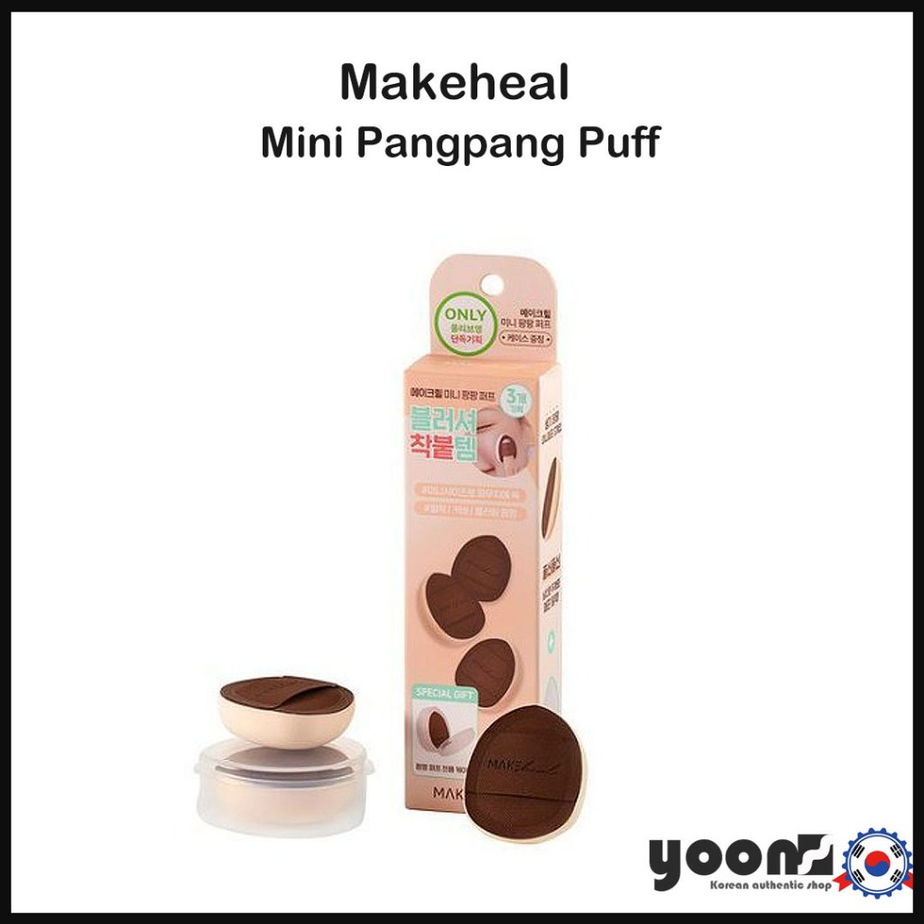 [MAKEHEAL] Mini Puff 3p & 2p_จากเกาหลี | Shopee Thailand