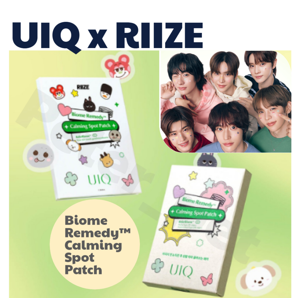 [เกาหลี Uiq] UIQ x RIIZE Biome Remedy™ Calming Spot patch พร้อม RIIZE ...