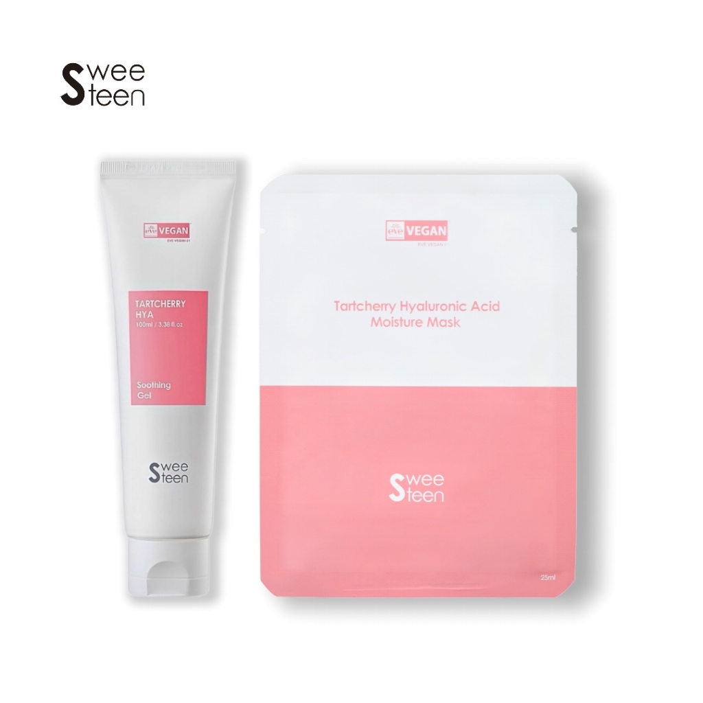[SWEETEEN] Tart Cherry Hyaluronic Acid Moisturizing Soothing Gel 100ml ...