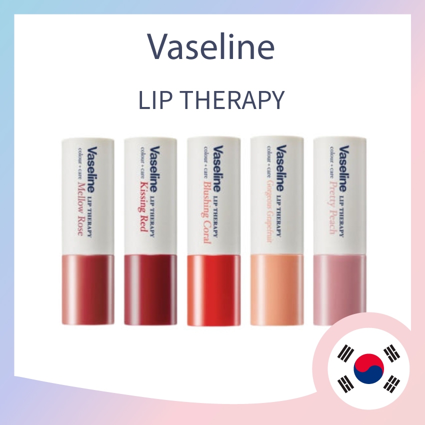 [ Vaseline ] Color Lip Balm - Lip Therapy 5 สี | Shopee Thailand