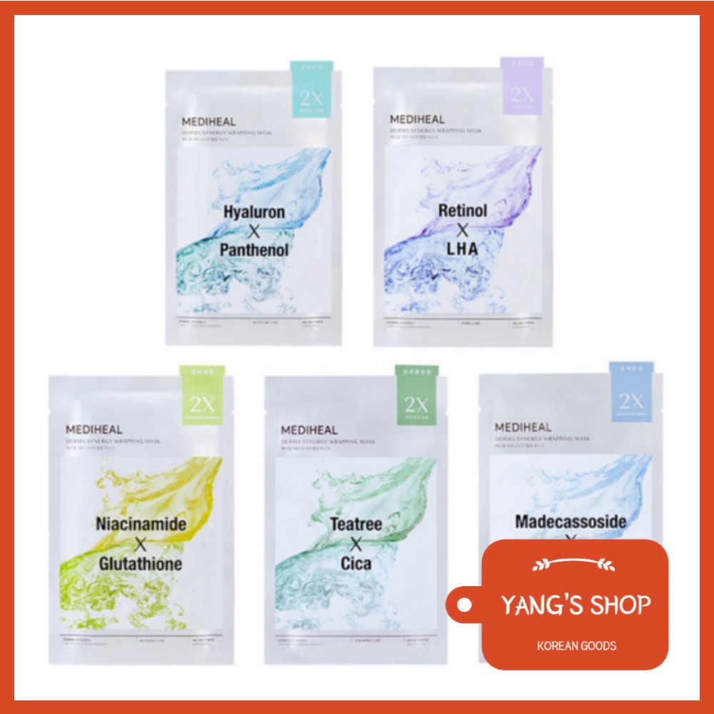 MEDIHEAL [Medicheal] Derma Synergy Wrapping Mask 25g X 10 ชิ้น (5 ...