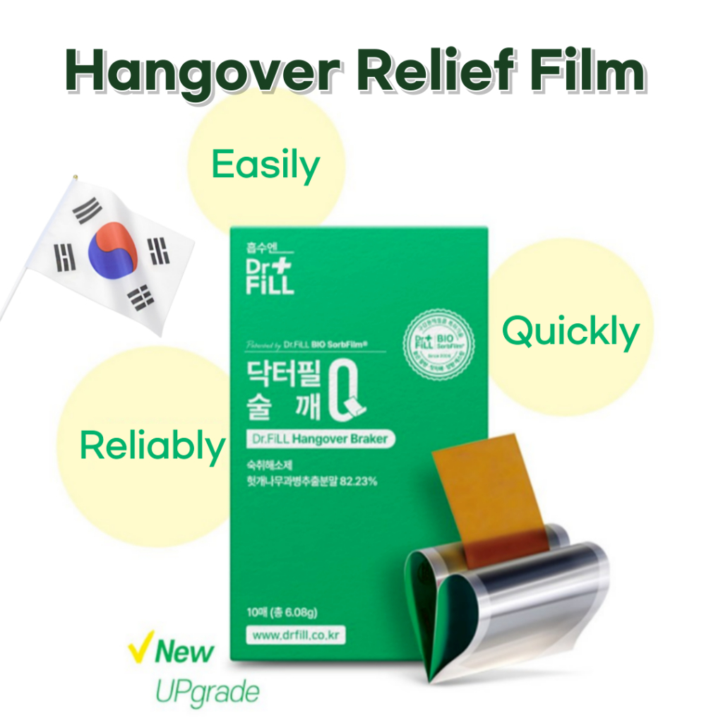 Dr.fill Hangover Relief Film - Fast Acting with Vitamin C and ...