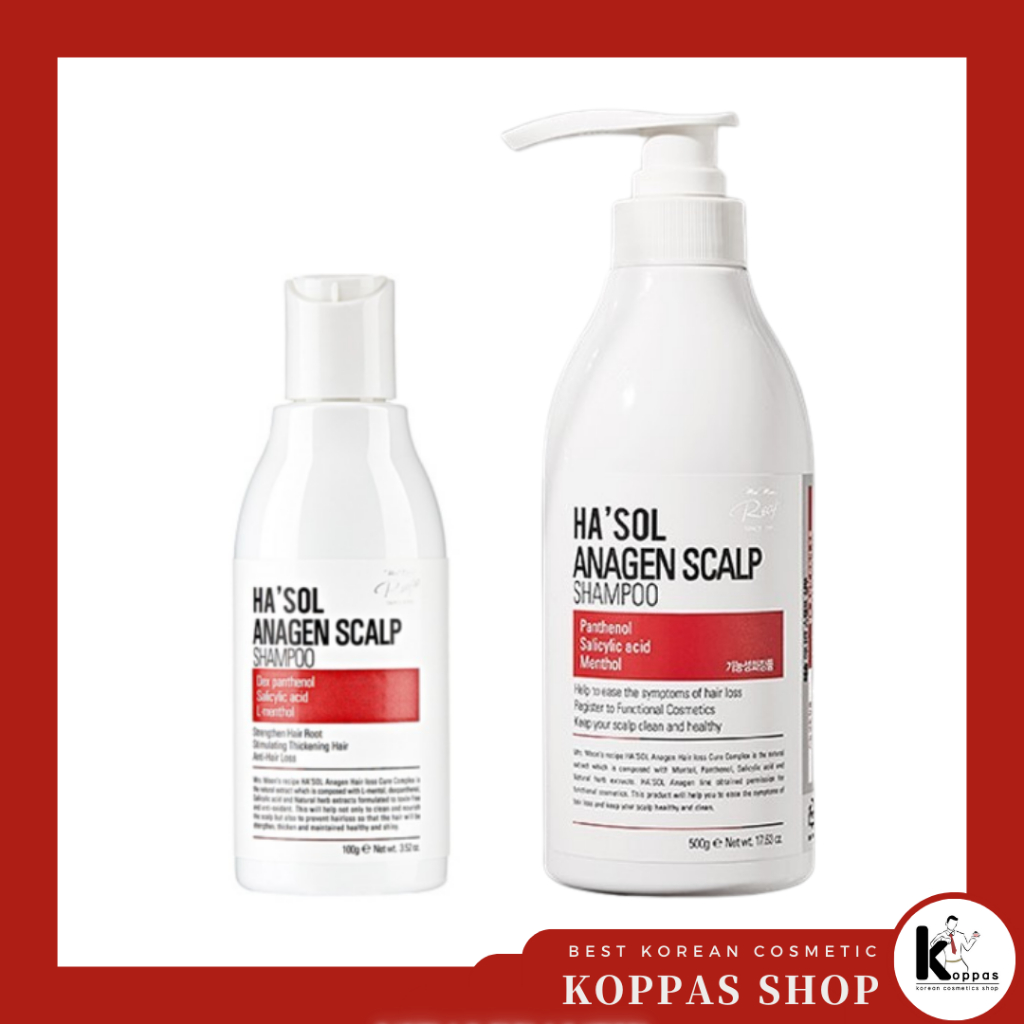 [HASOL] Anagen Scalp Shampoo (100g / 500g) แชมพูหนังศีรษะ | Shopee Thailand