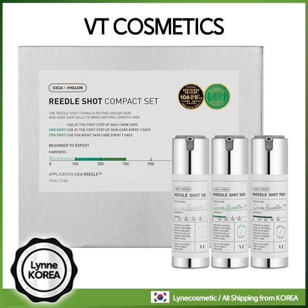 VT COSMETICS Reedle Shot Compact Set of Reedle Shot 100, 300 และ 700 10ML | Shopee Thailand