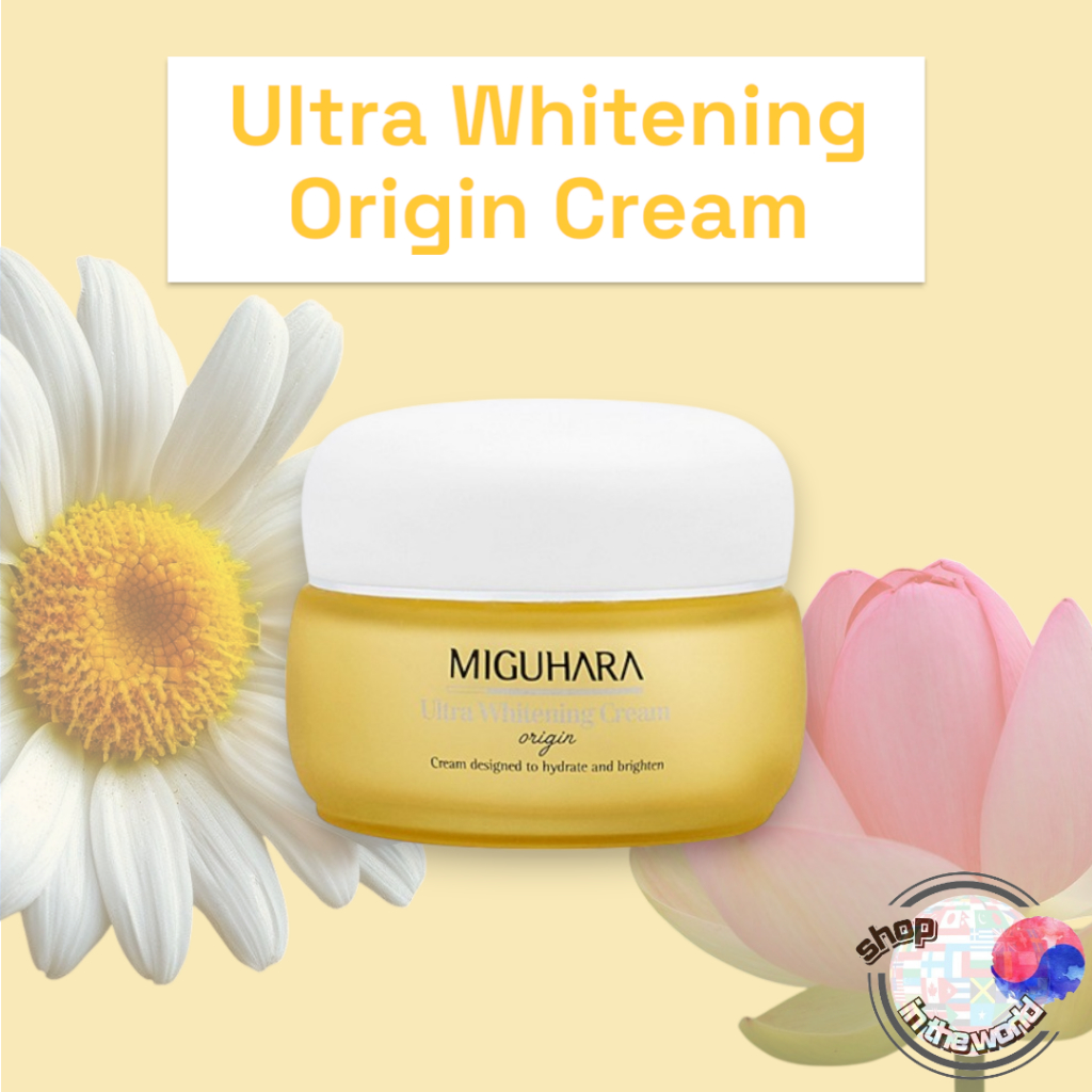 Miguhara Ultra Whitening Origin cream, 50ml, ครีมโภชนาการ, เครื่องสําอางเกาหลี | Shopee Thailand
