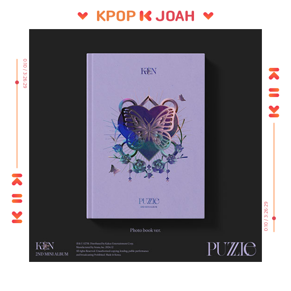 (PHOTOBOOK ver.) KEN (VIXX) [PUZZLE] 2nd MINI ALBUM (27th Dec.2024) | Shopee Thailand