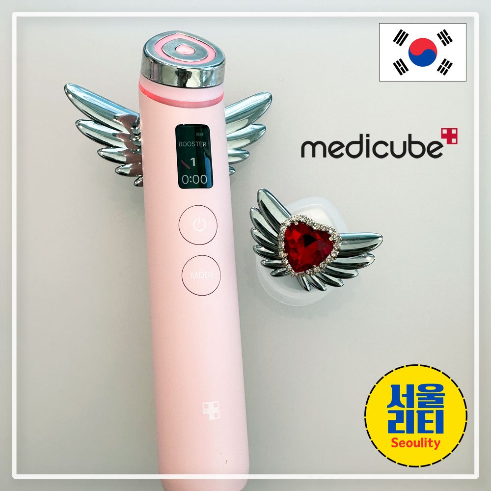 Medicube AGE-R Booster PRO [Pink Angel Edition] หมวก+ปีก | Shopee Thailand