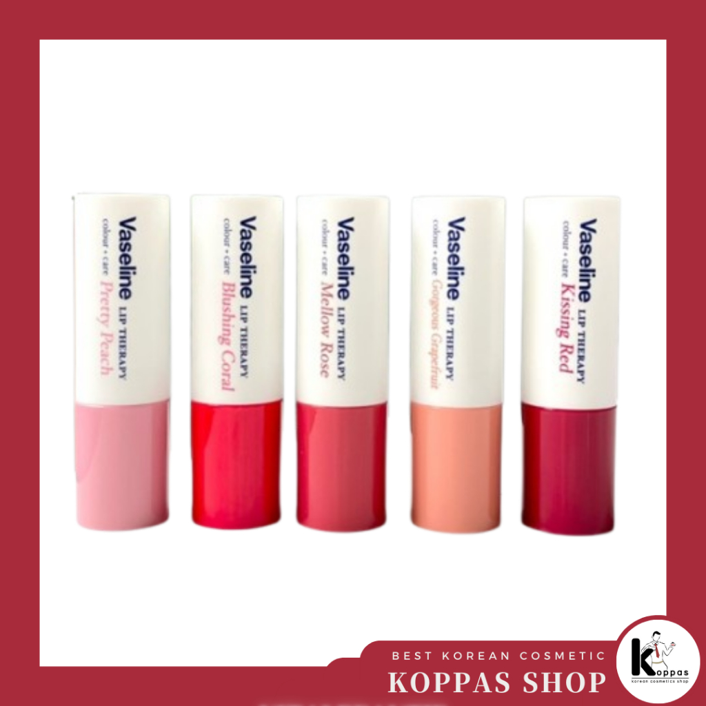 VASELINE [VASSELINE] Original Lip Therapy Color + Care (5 สี) | Shopee ...