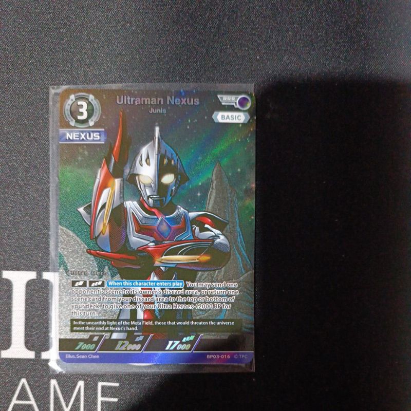 การ์ดเกมอุลตร้าแมน อังกฤษ BP03-016 RRR Ultraman Nexus | Shopee Thailand