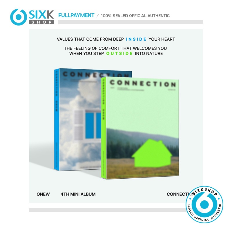 (PHOTOBOOK ver) ONEW 4th Mini Album [CONNECTION] | Shopee Thailand