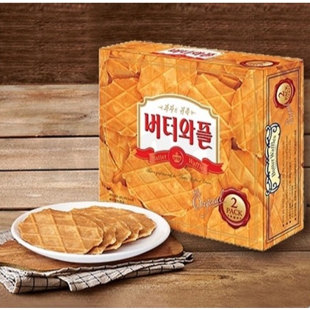 [Crown] Korean Butter Waffle Biscuit 316g – ของว่างกรอบคลาสสิค รสเนย ...