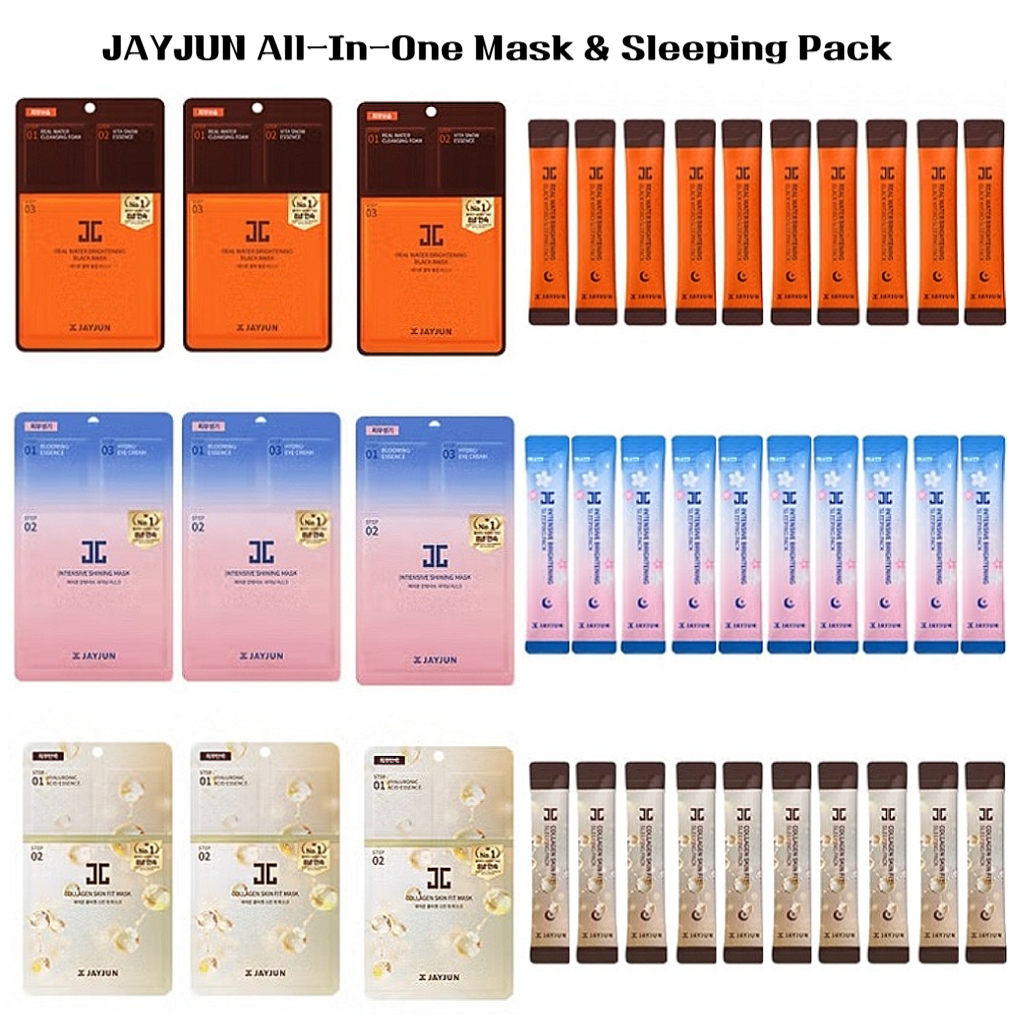[ Made In Korea ] JAYJUN All-In-One Mask 3ea& Sleeping Pack 10 ชิ้น | Shopee Thailand