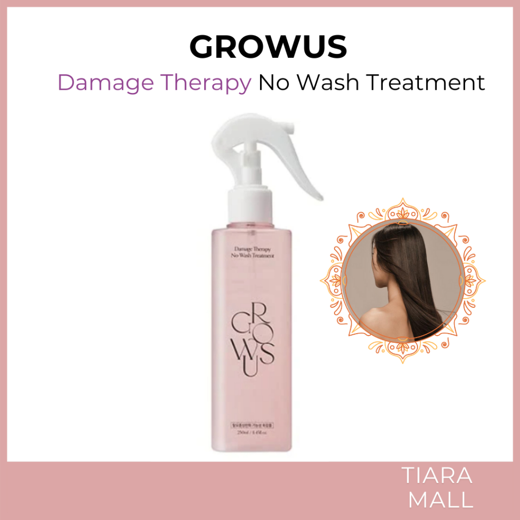 [GROWUS] Damage Therapy No Wash Treatment 250ml/เข้มข้น High Shine, ป้องกันความร้อน, ให้ความชุ่ม ...