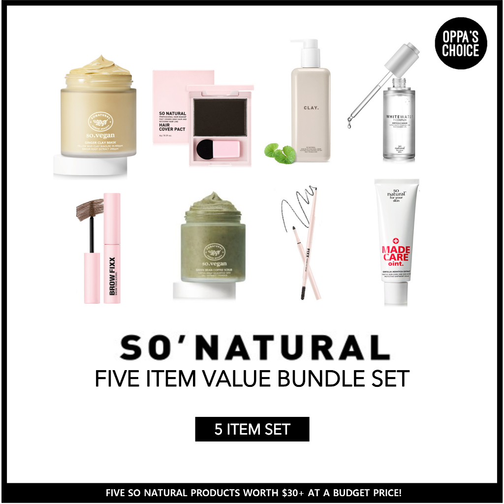 [SO Natural] FIVE ITEM VALUE BUNDLE SET (5 รายการ) | Shopee Thailand