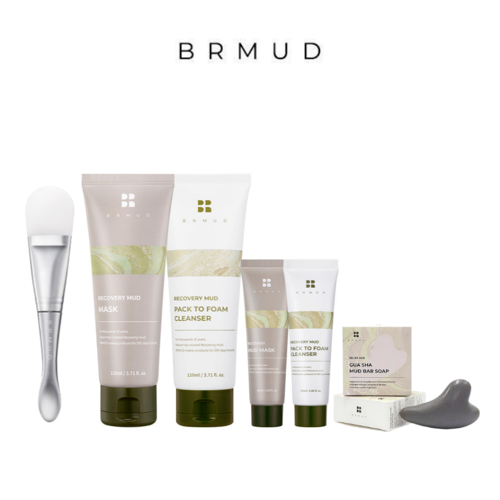 Brmud Recovery Mud Mask Pack / ลอกแพ็ค / ทําความสะอาดโคลน / สบู่โคลน ...