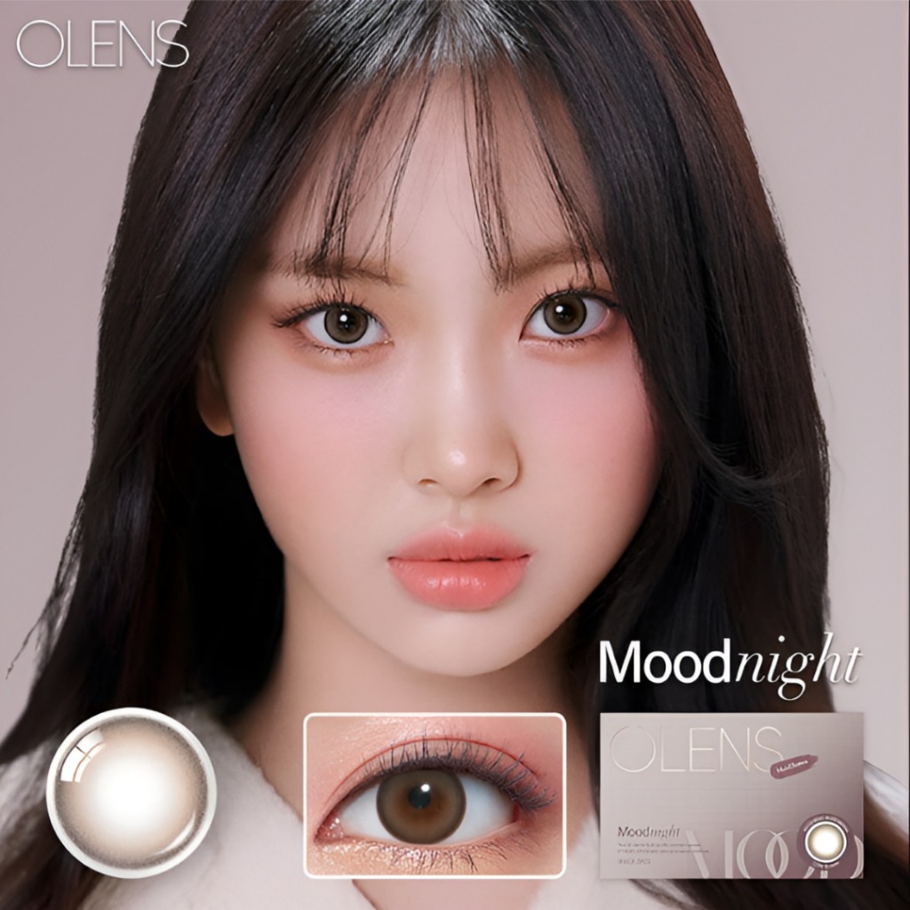 OLENS MOOD NIGHT MOOD CHOCO Month – MOOD CHOCO 1 สี | คอนแทคเลนส์สีราย ...