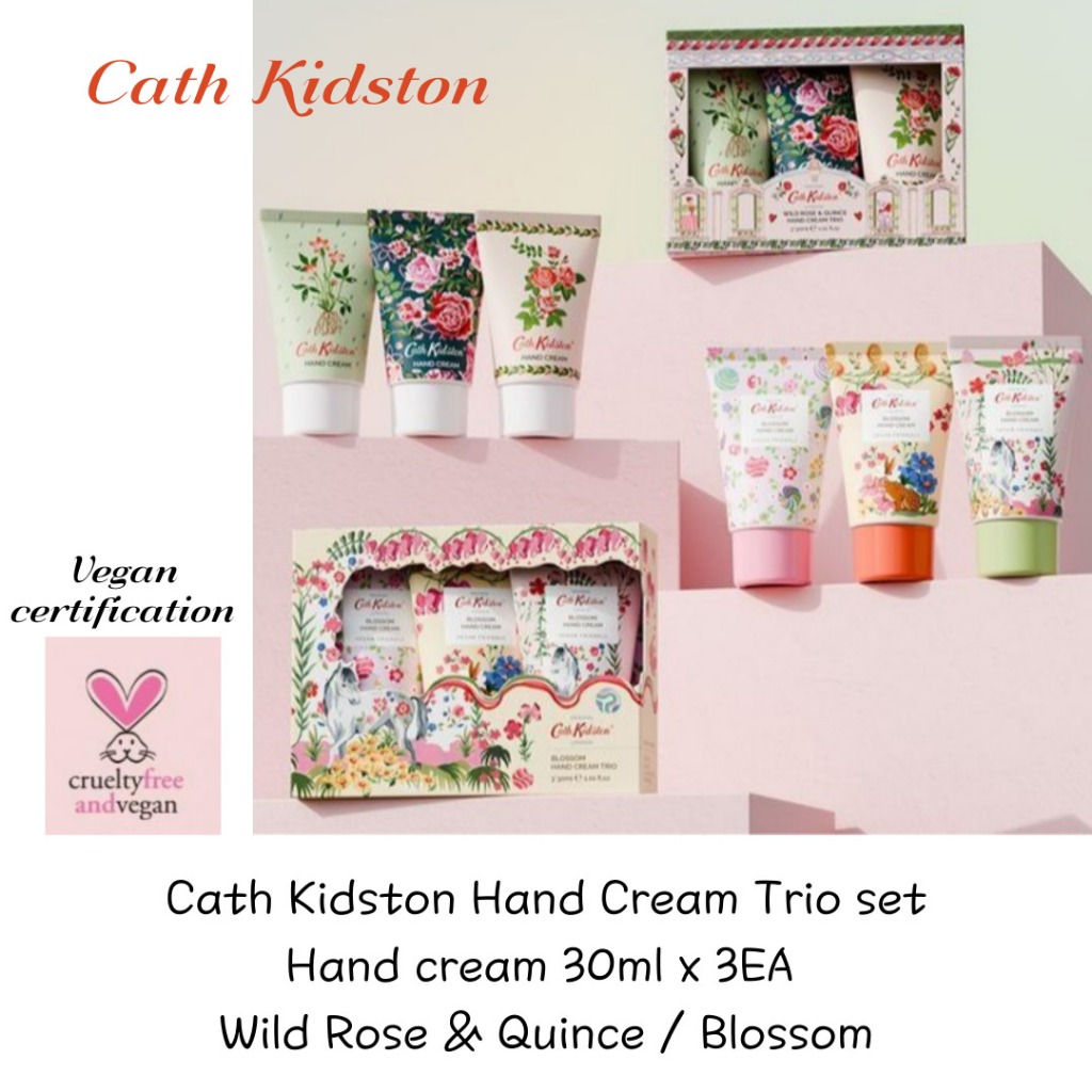 [Cath Kidston] Hand cream Trio set Hand cream 3 x 30ml | Shopee Thailand