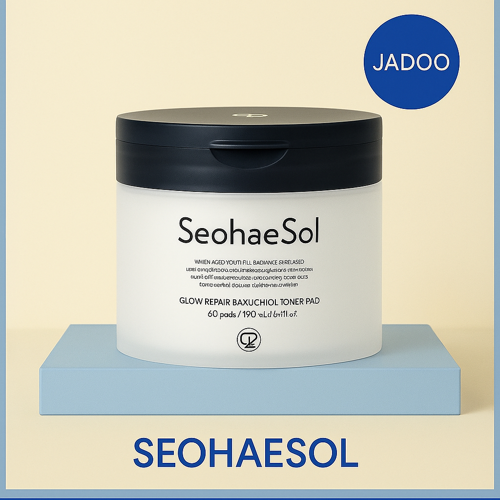 [SeohaeSol] Glow Repair Bakuchiol Toner Pad 60pads (190ml) | Shopee ...