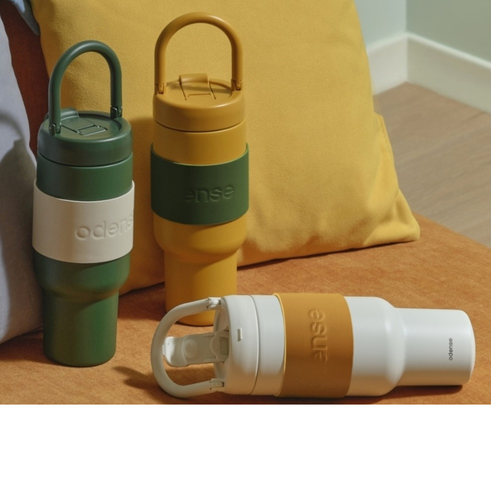 ODENSE Two Way Loop handle insulated ceramic Tumbler 750ml ปลอก PU ...