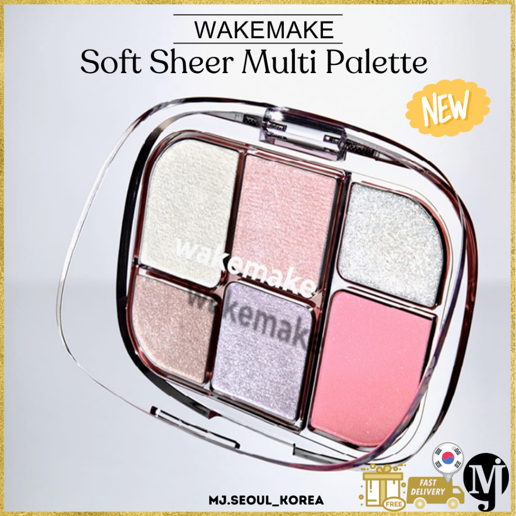 Wakemake Soft Sheer Multi Palette 12 สี | Shopee Thailand