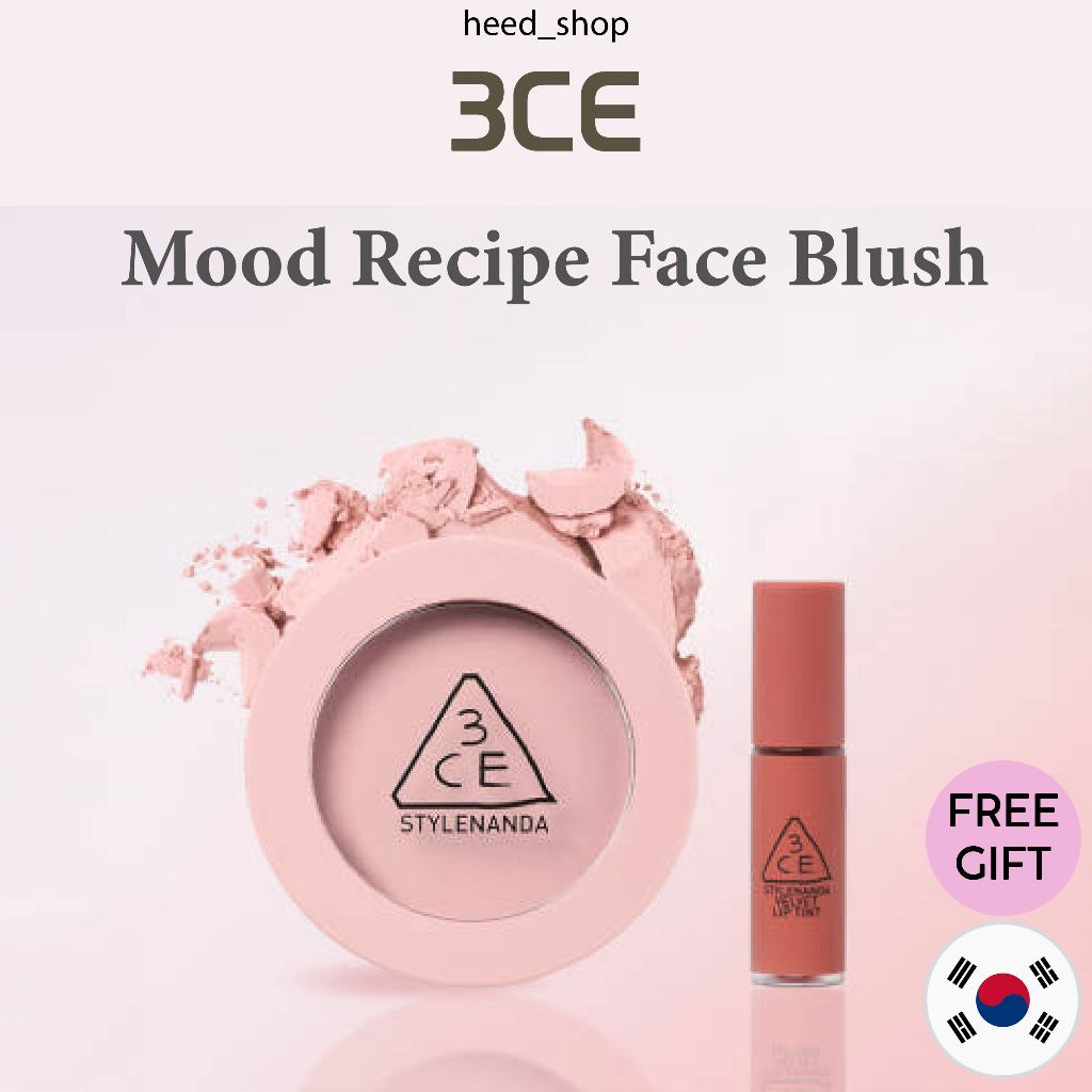 [3ce] Stylenanda Mood Recipe Face Blush + Mini Tint | Shopee Thailand