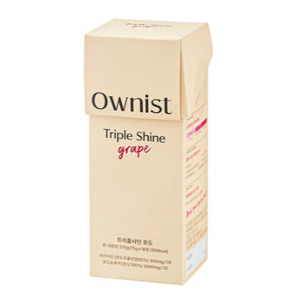 OWNIST Triple Collagen Orange Liquid & Shine Grape Jelly 14 แท่ง ...