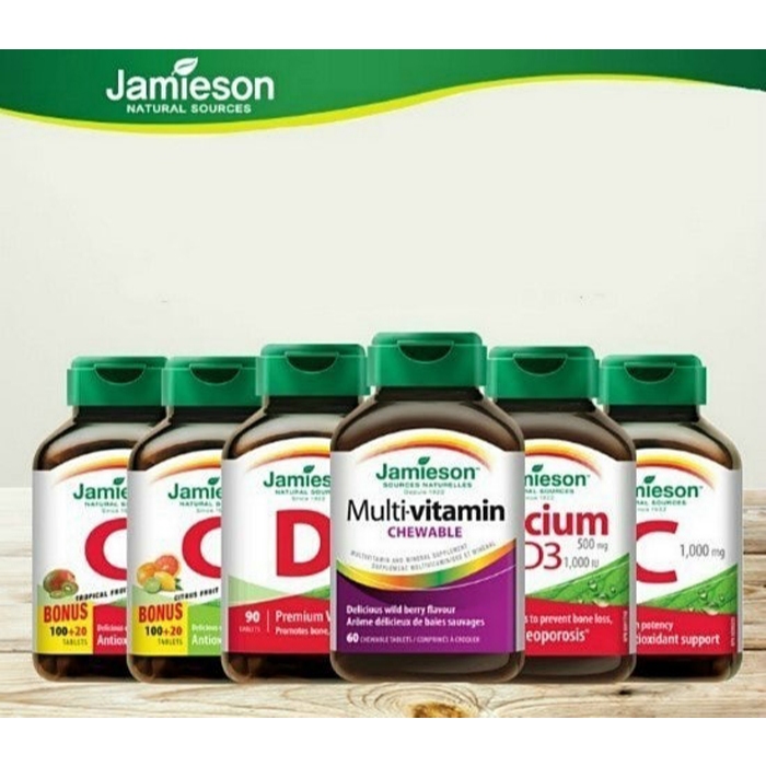 Jamieson Folic Acid 250mg x 100ct/Biotin 230mg x 60ct/ Zinc 245mg x ...
