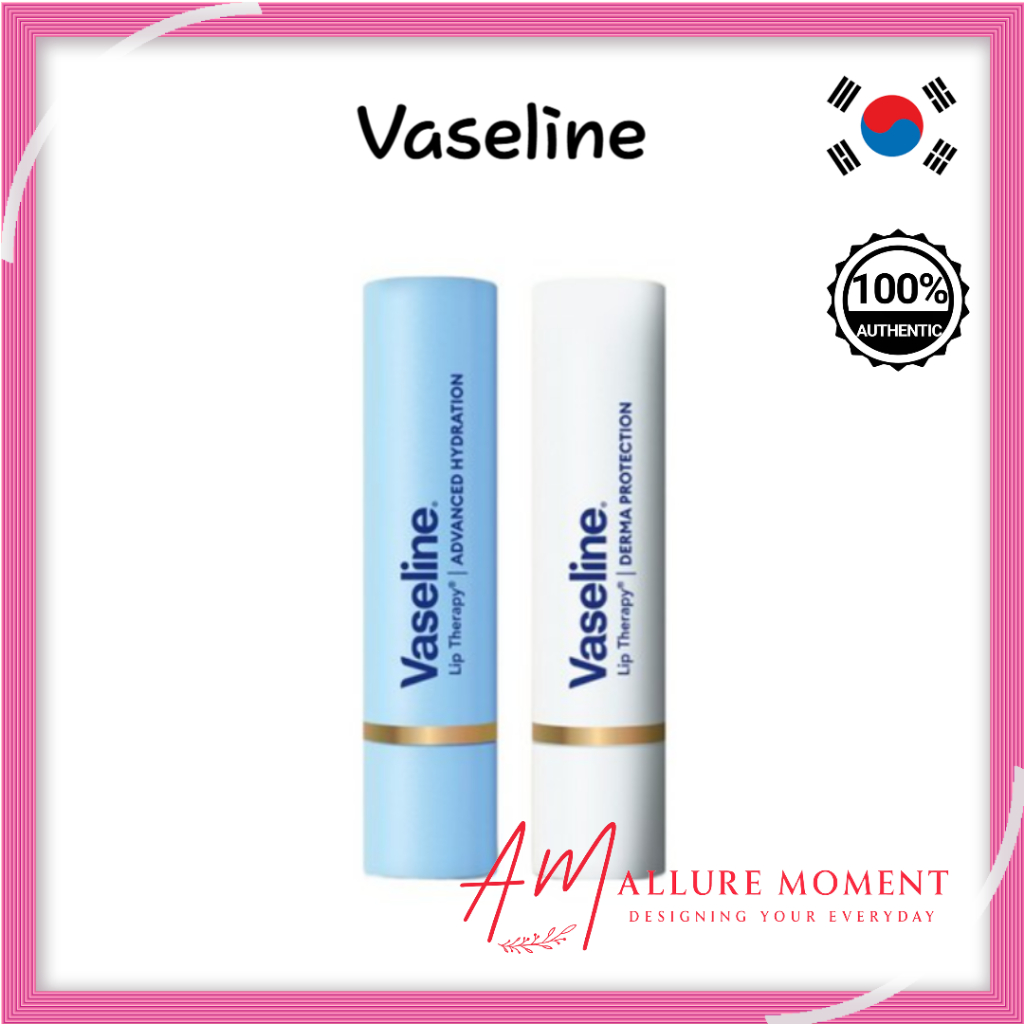 [VASELINE] Lip Therapy Advanced Hydration / Derma Protection Lip Balm ...