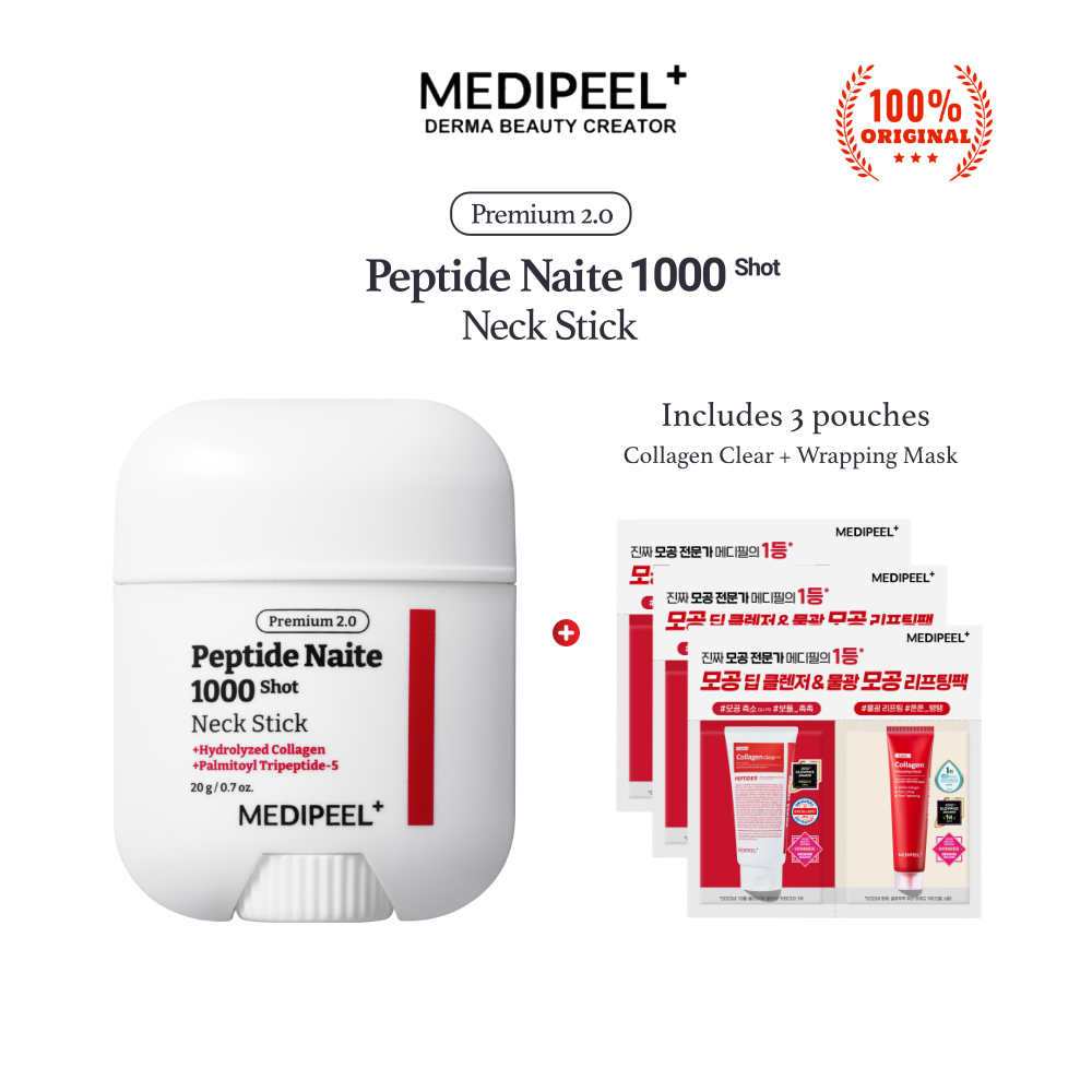 [MEDIPEEL]Premium 2.0 Peptide 1000 Shot Neck Stick 20g Neck Care ...