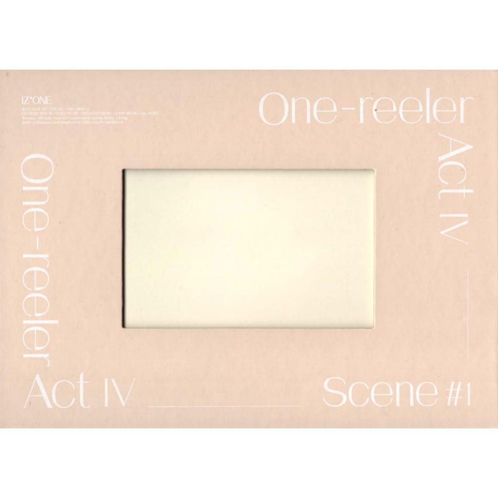 IZONE – One-reeler Act IV (อัลบั้มขนาดเล็ก 4) | Shopee Thailand