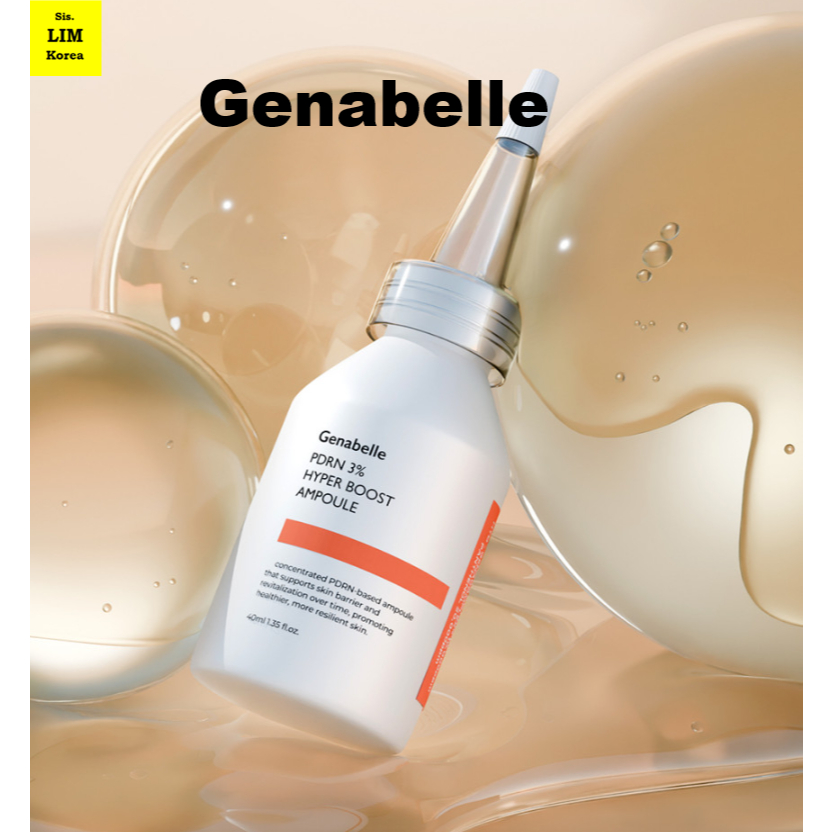 Genabelle Salmon PDRN Line Skin Booster 2 ประเภท (PDRN 3% Hyper Boost Ampoule 40ml, PDRN ...