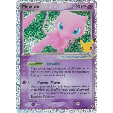 การ์ดโปเกมอนภาษาอังกฤษ Mew ex - 88/92 - Ultra (Classic Collection ...