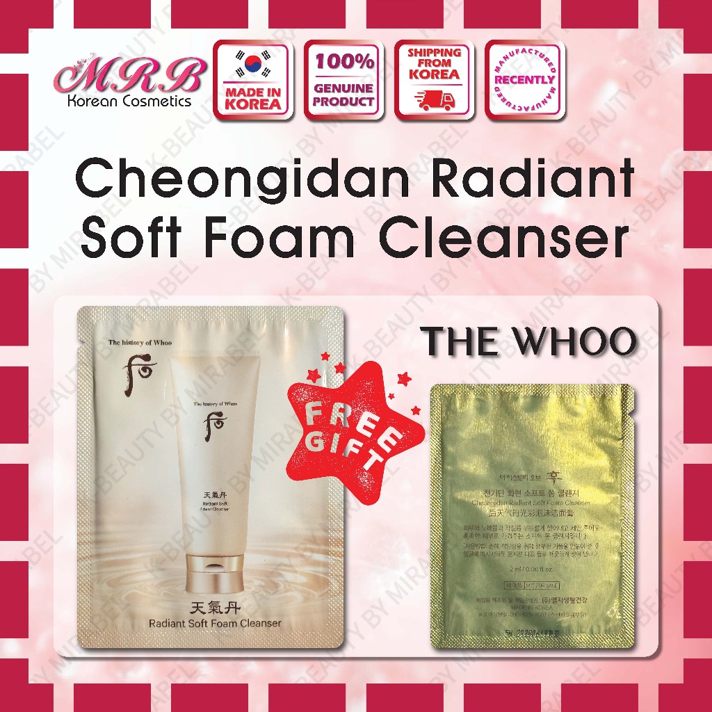 [SAMPLE] Cheongidan Radiant Soft Foam Cleanser 1ml*20 30 60 (ขนาด ...