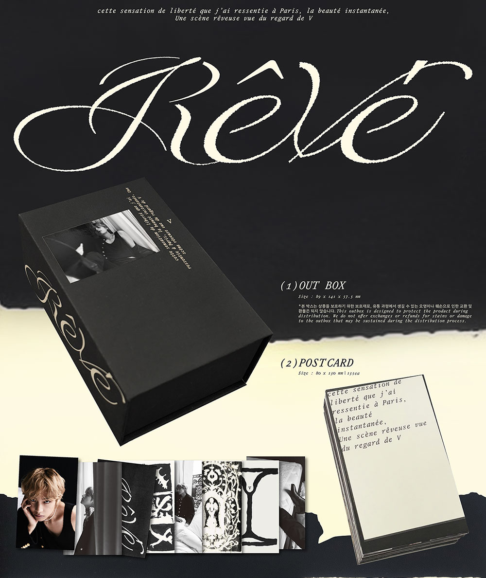 (PHOTOBOOK) V (BTS) - [Rêvé (Reve)] OFFICIAL MD (3rd Feb.2025) | Shopee Thailand