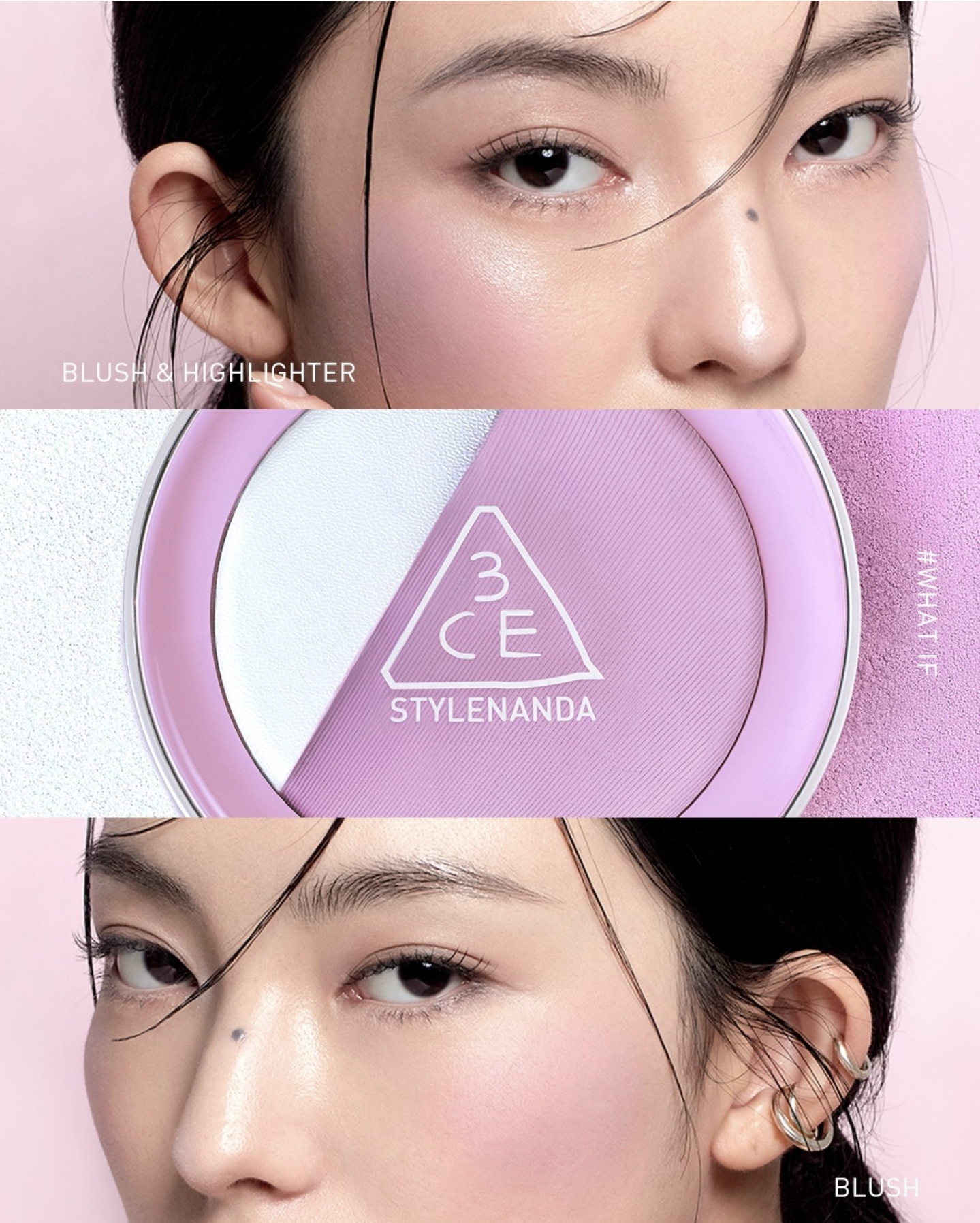 3ce Blushlighter 7cololrs Blush Highlighter | Shopee Thailand