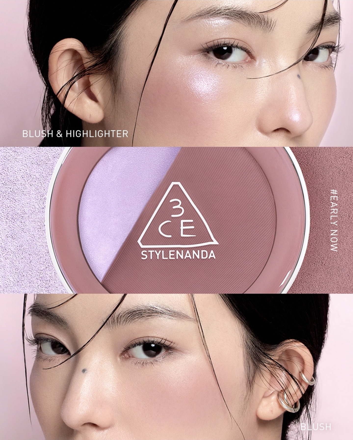 3ce Blushlighter 7cololrs Blush Highlighter | Shopee Thailand