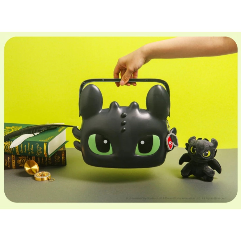 Dragons dreamworks Toothless Tray KOREA Megabox Limied (พกพาถังป๊อปคอร ...