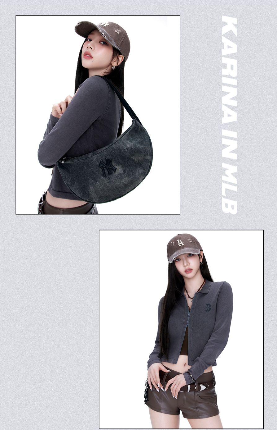 [MLB X Karina] Damage / Basic Washing Unstructured Ball Cap 25SS ...